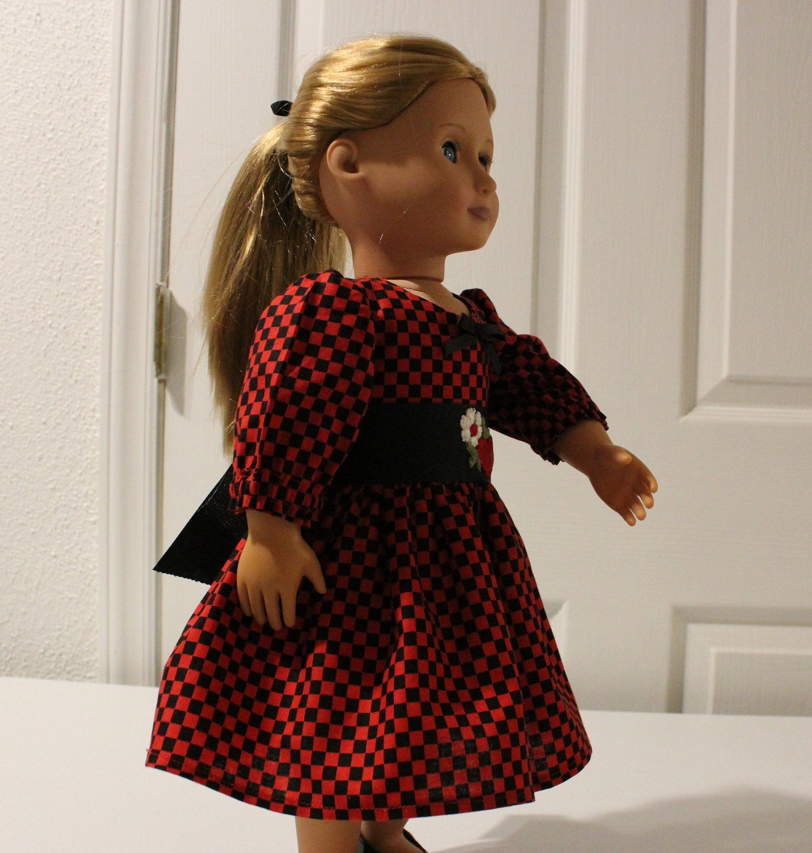 Christmas Doll Dress, 18 Doll Dress, Red Doll Dress - Etsy