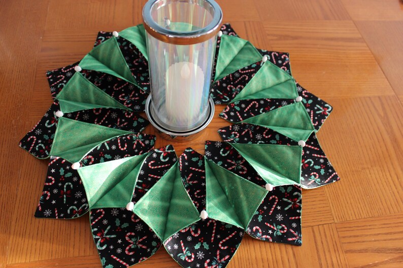 Christmas Wreath, Centerpiece Candle Holder - Etsy
