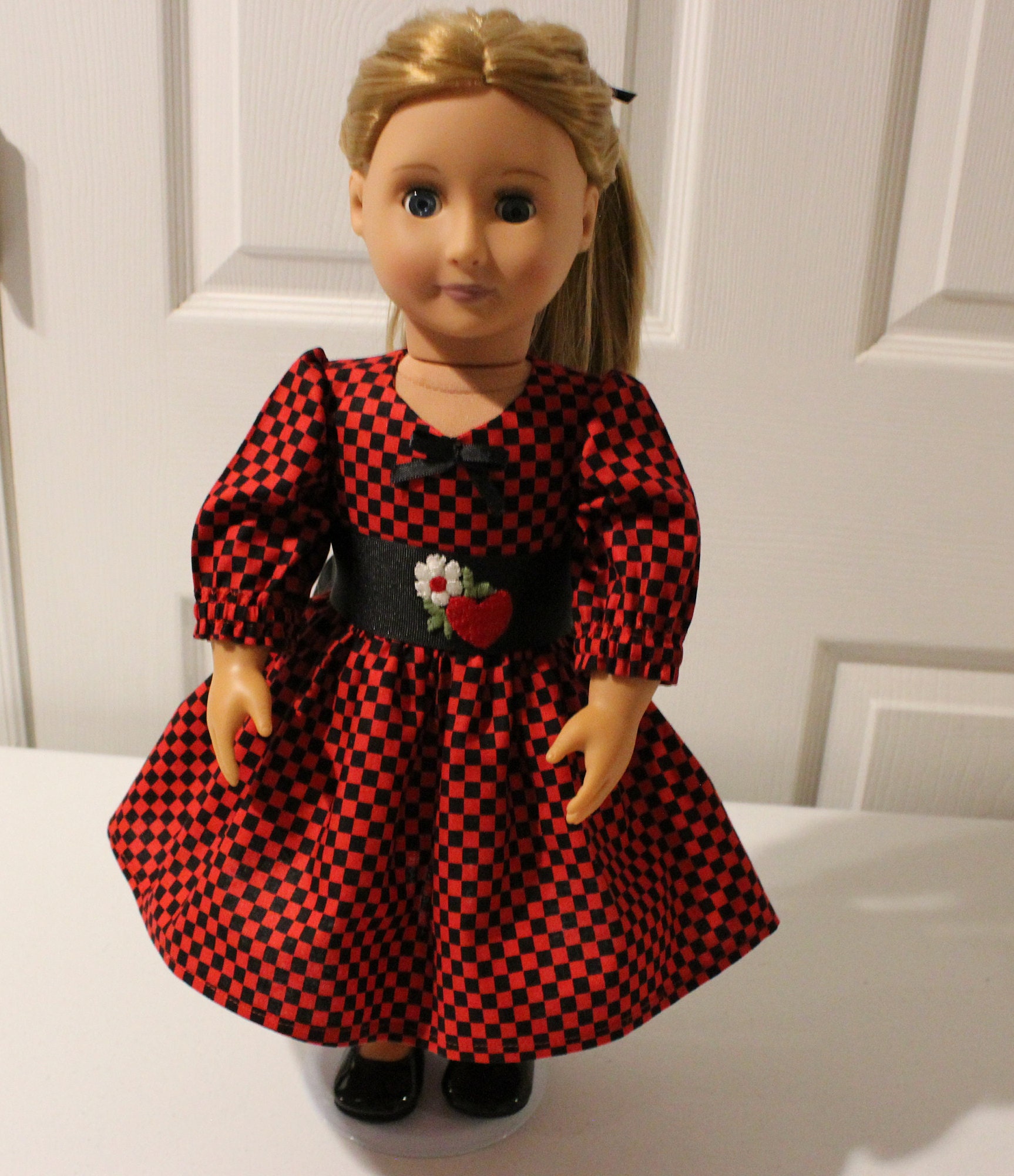 Christmas Doll Dress, 18 Doll Dress, Red Doll Dress - Etsy