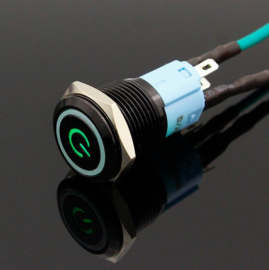 16MM Light up LED Push Button Switch | Etsy