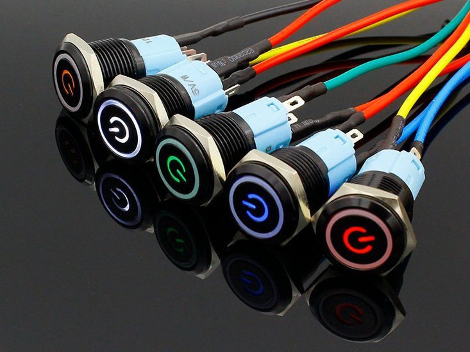 16MM Light up LED Push Button Switch - Etsy