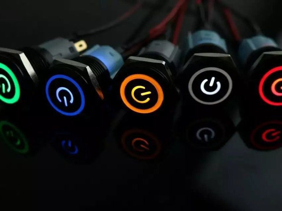 16MM Light up LED Push Button Switch - Etsy