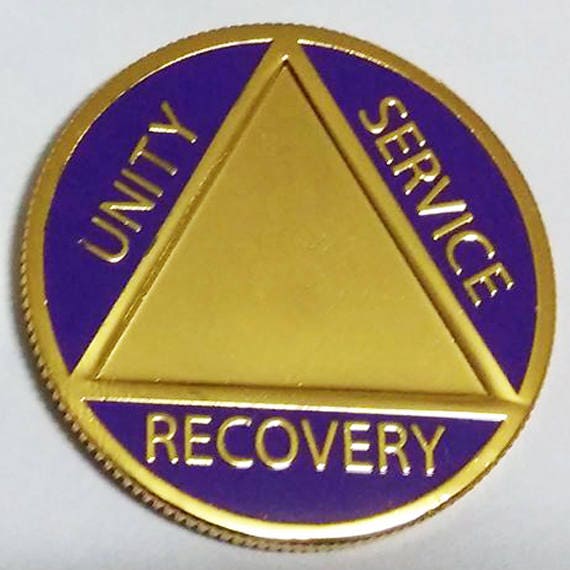 BRIGHT GOLD aa Recovery Coin | Etsy