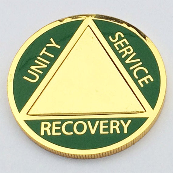 BRIGHT GOLD aa Recovery Coin | Etsy