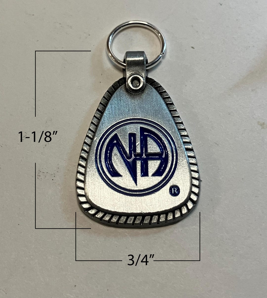 MINI NA Metal Key Tag - Etsy