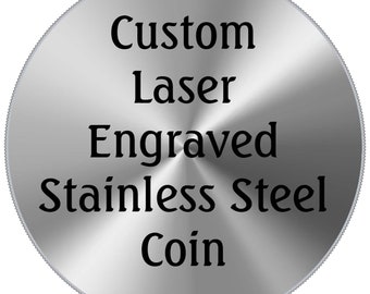 Laser Engraved Coin - Etsy