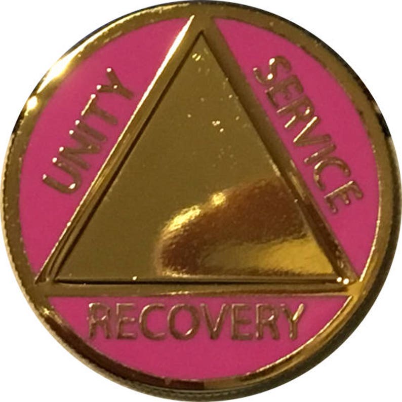 BRIGHT GOLD aa Recovery Coin | Etsy