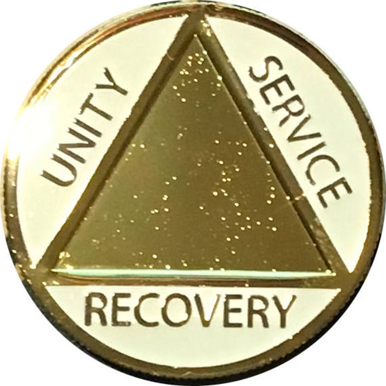 BRIGHT GOLD "aa" Recovery Coin - Etsy