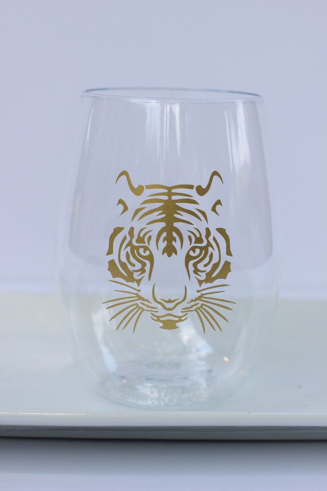 Tiger Head Wine Glasses Etsy