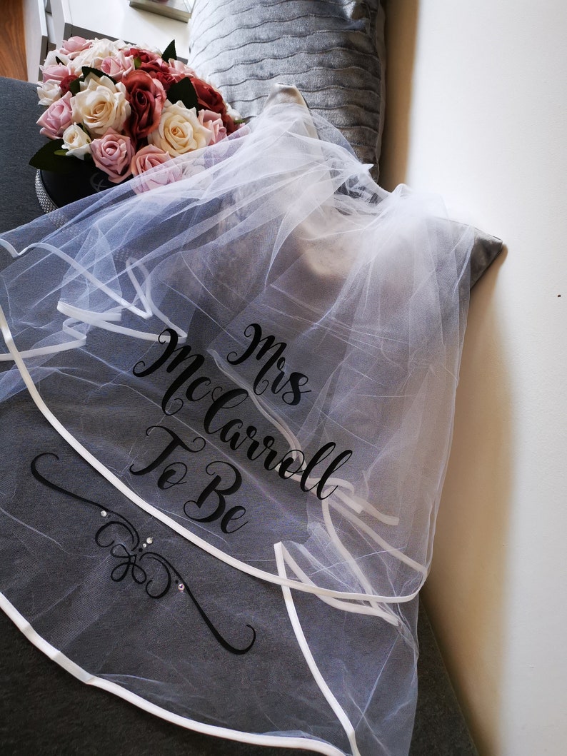 Personalised Wedding Veil - Etsy