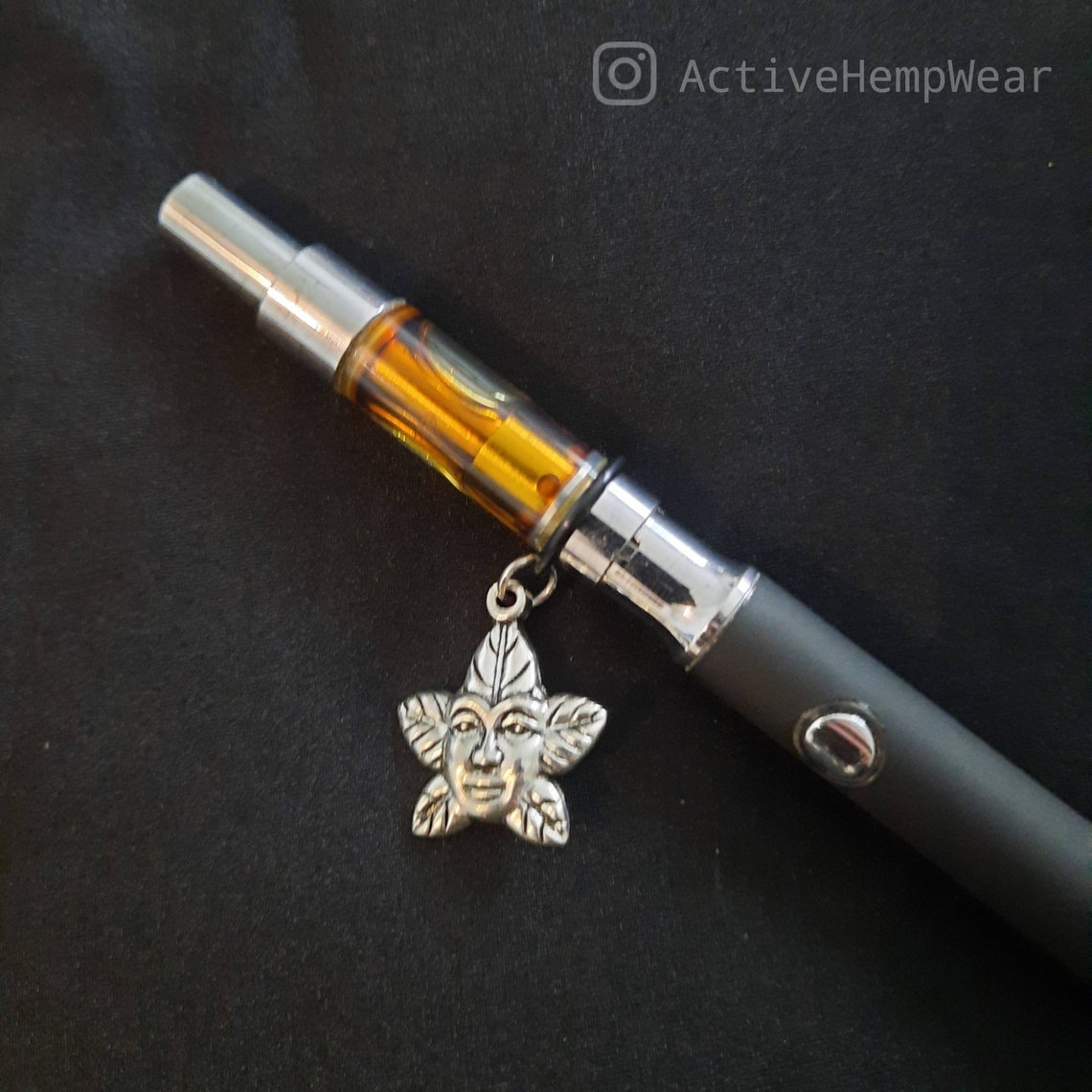 Silver Green Man Pot Leaf Stoner Vape Ecig Jewelery Tanklet - Etsy