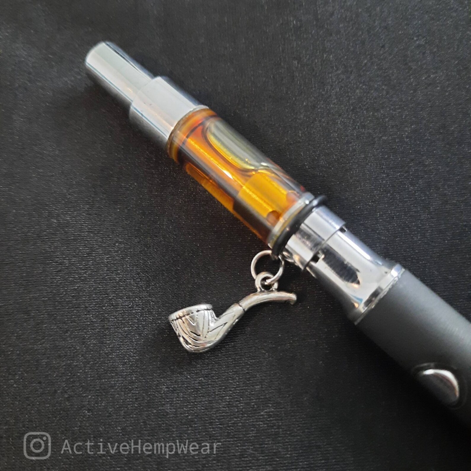 Silver Cannabis Pipe Stoner Vape Ecig Jewelery Tanklet Charm - Etsy