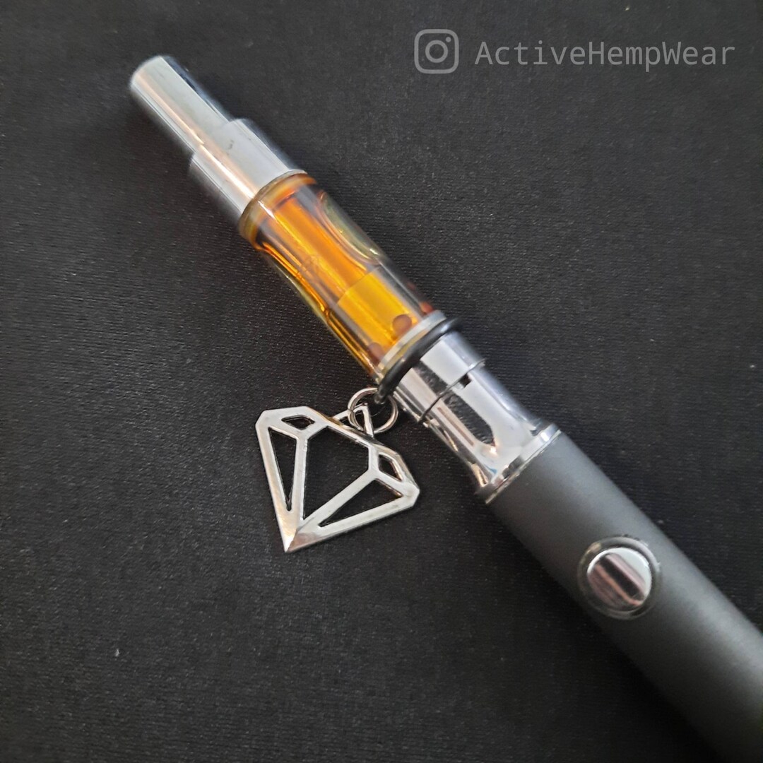 Silver Diamond Gem Stoner Vape Ecig Jewelery Tanklet Charm - Etsy Canada