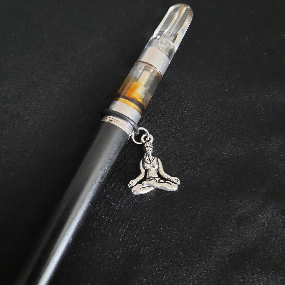 Yoga Meditation OM Silver Stoner Vape Ecig Jewelery Tanklet Charm - Etsy