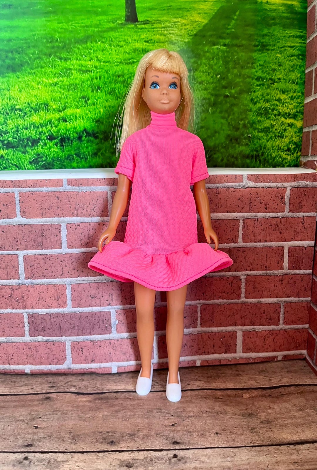 Hot Pink Dress for 9 Inch Dolls - Etsy