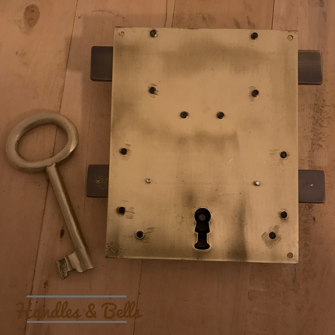 Antique Handmade Brass Door Lock With 2 Keys Working Hand - Etsy