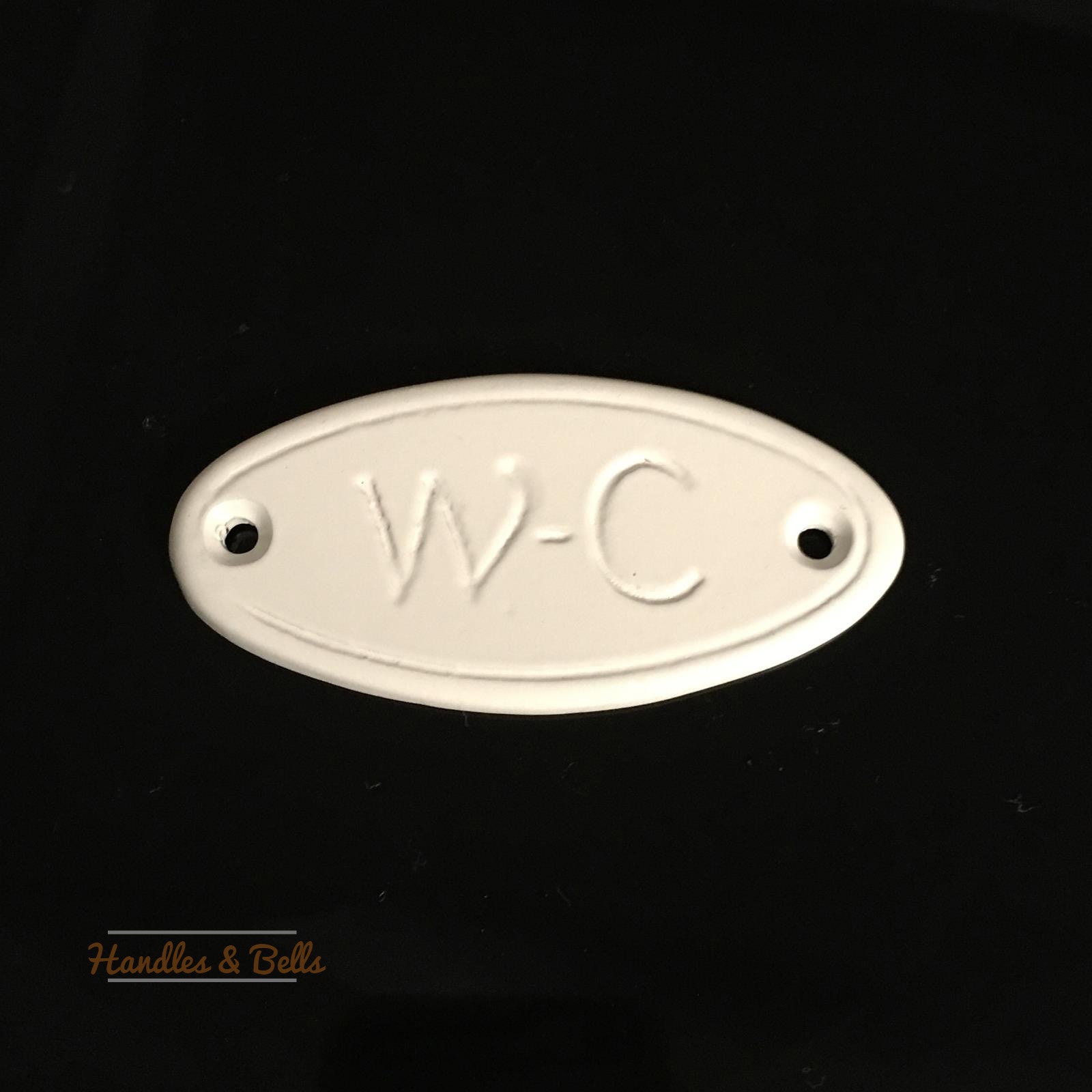 Solid Brass White Color Toilet Door Badges Ladies Gents WC | Etsy