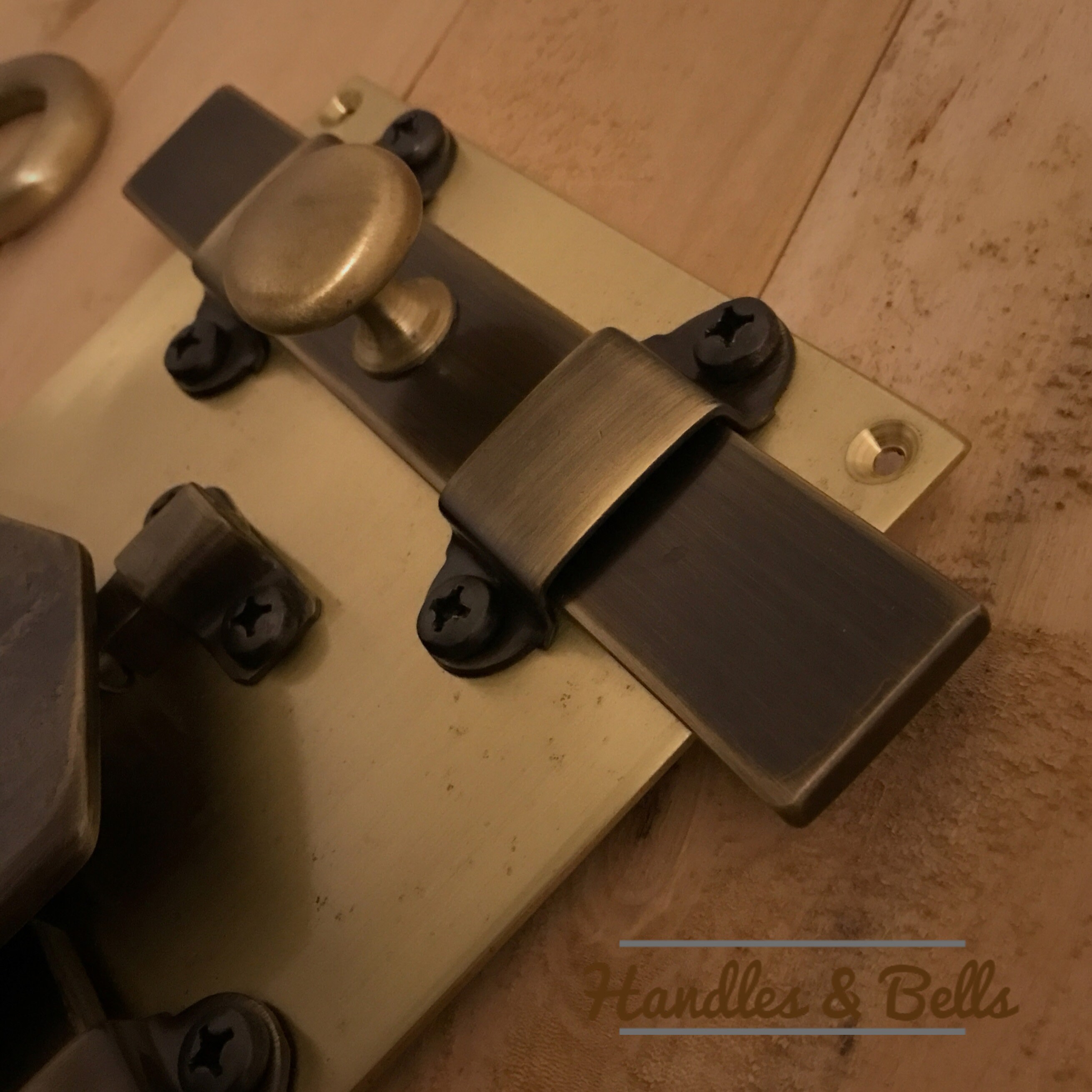 Antique Handmade Brass Door Lock With 2 Keys Working Hand Forged Door ...