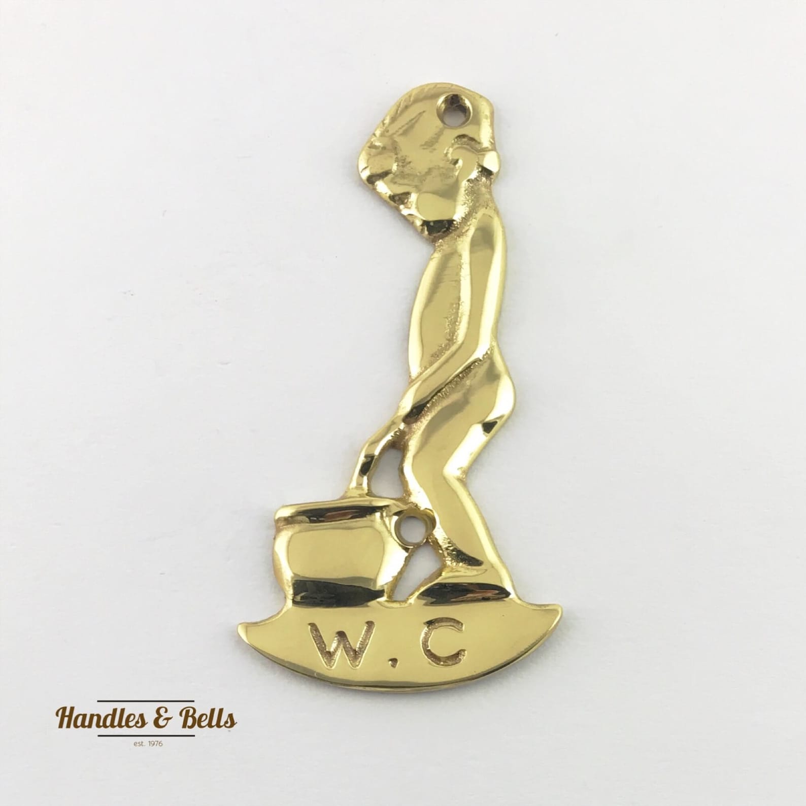 Polished Brass Chrome Toilet Door Badges Ladies Gents WC - Etsy Australia