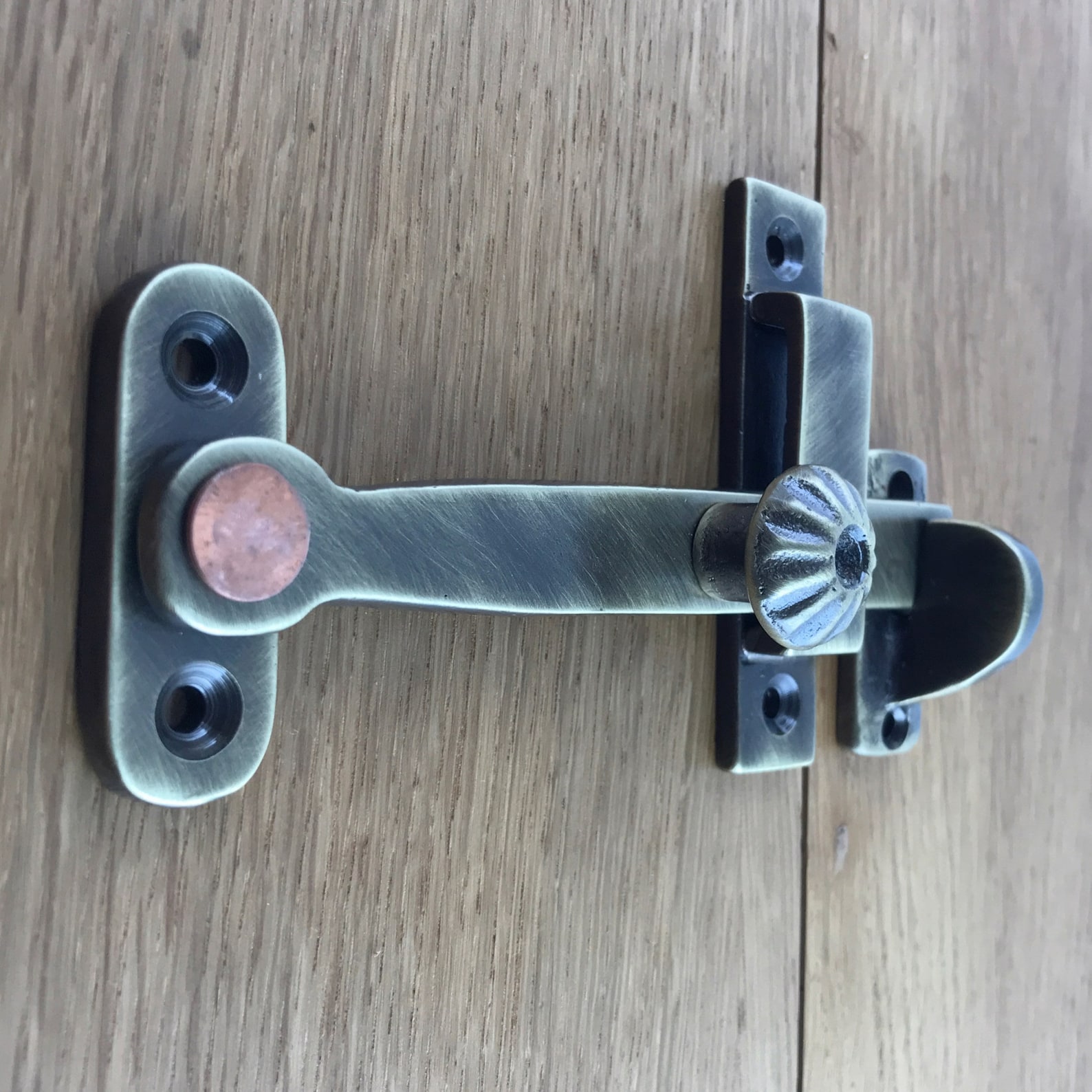Solid Brass Bronze Antique Drop Bar Gate Door Latch Rustic Vintage ...