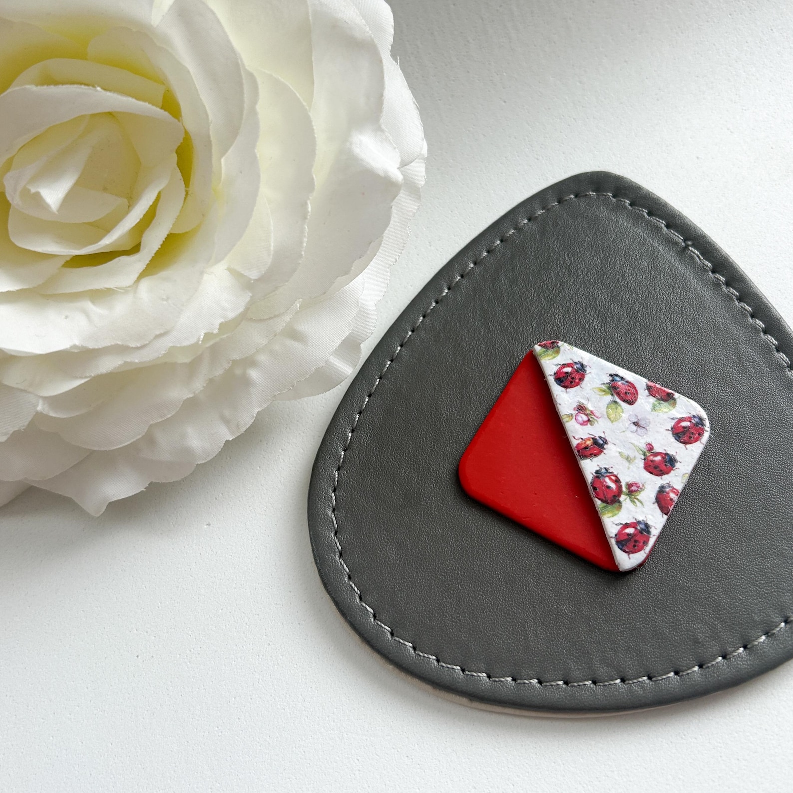 Handmade Polymer Clay Corner Bookmark, Teacher Gift (40mm) - Etsy