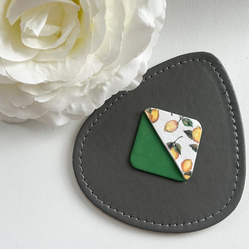 Handmade Polymer Clay Corner Bookmark, Teacher Gift (40mm) - Etsy
