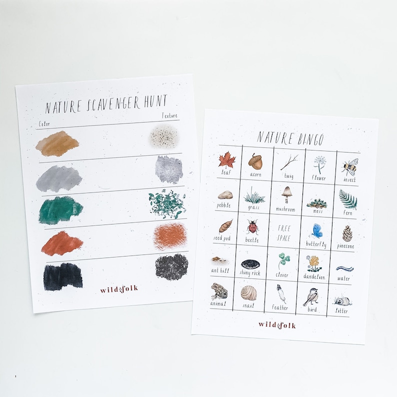 Nature Activities for Kids Print at Home - Etsy