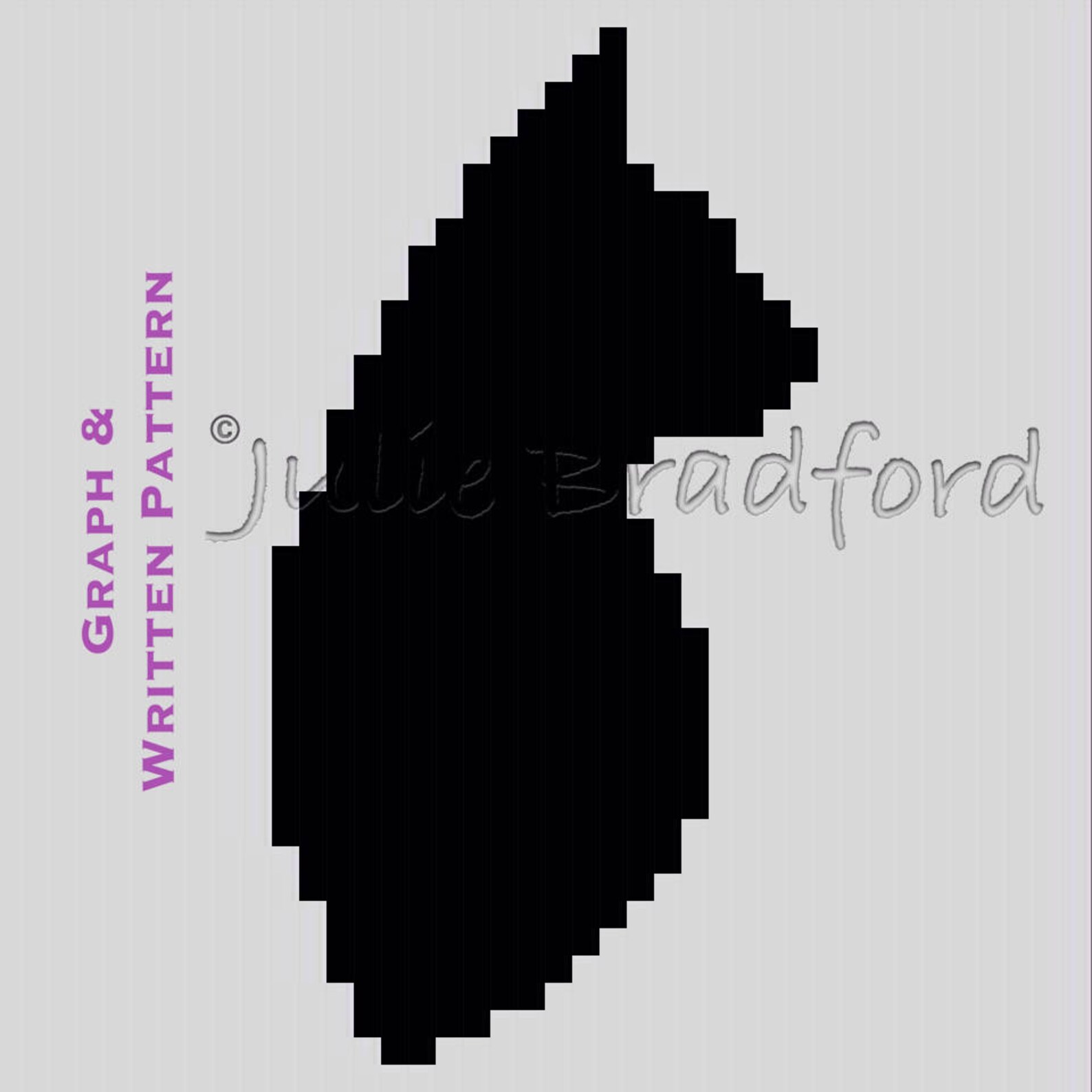 Written Crochet Cat Block Pattern, Cat Graph, Cat Baby Blanket, Cat ...