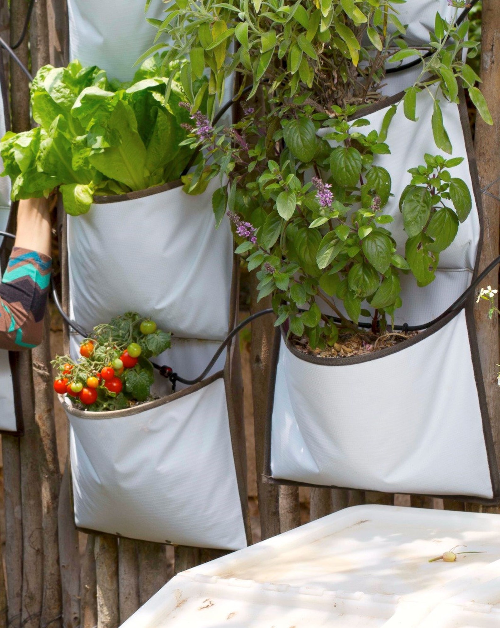 Vertical Garden Pocket Planter - Invivo Pocket DIY Hanging Garden ...