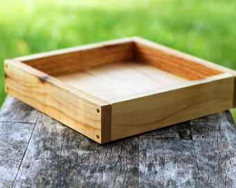 Square Wood Box | Etsy