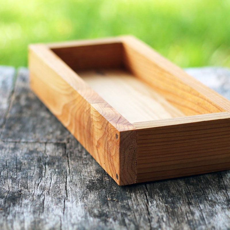 Shallow Wood Box - Etsy