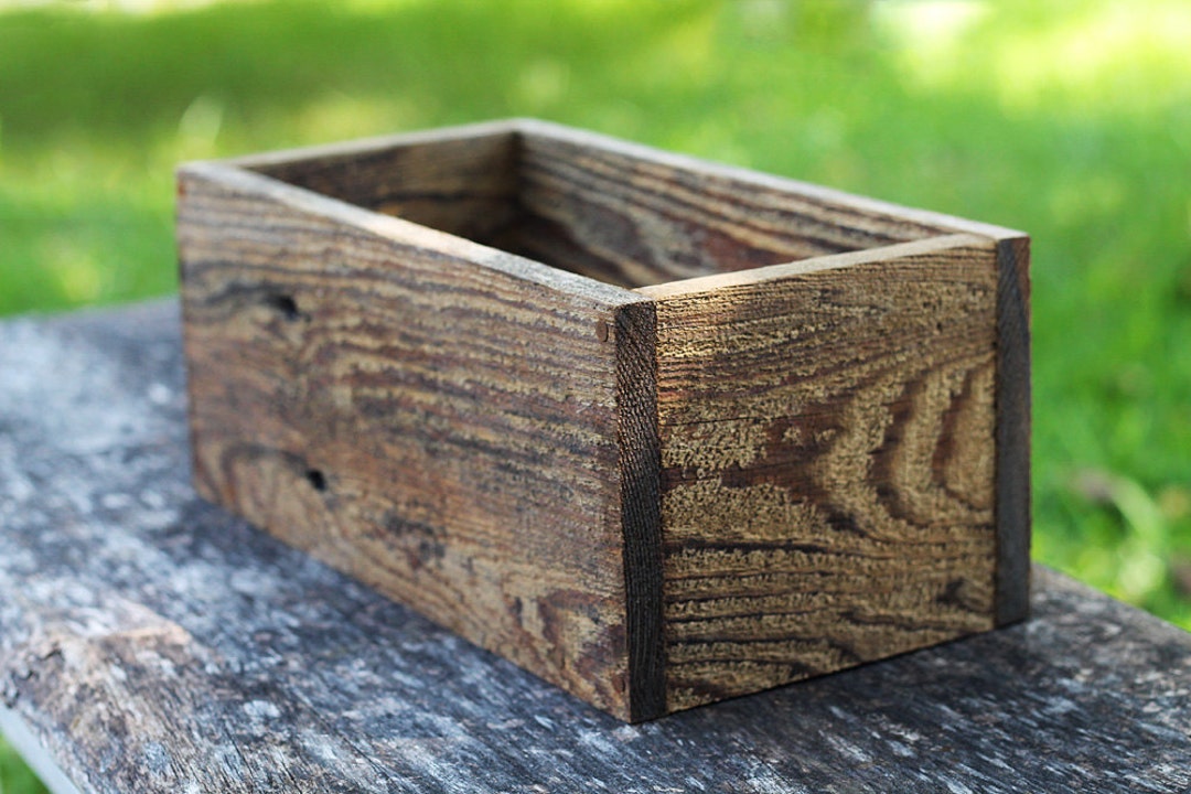 12 Wooden Farmhouse Planter Wedding Box Rustic Decor - Etsy