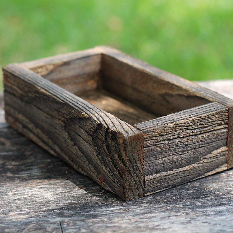 Rustic Wood Box - Etsy