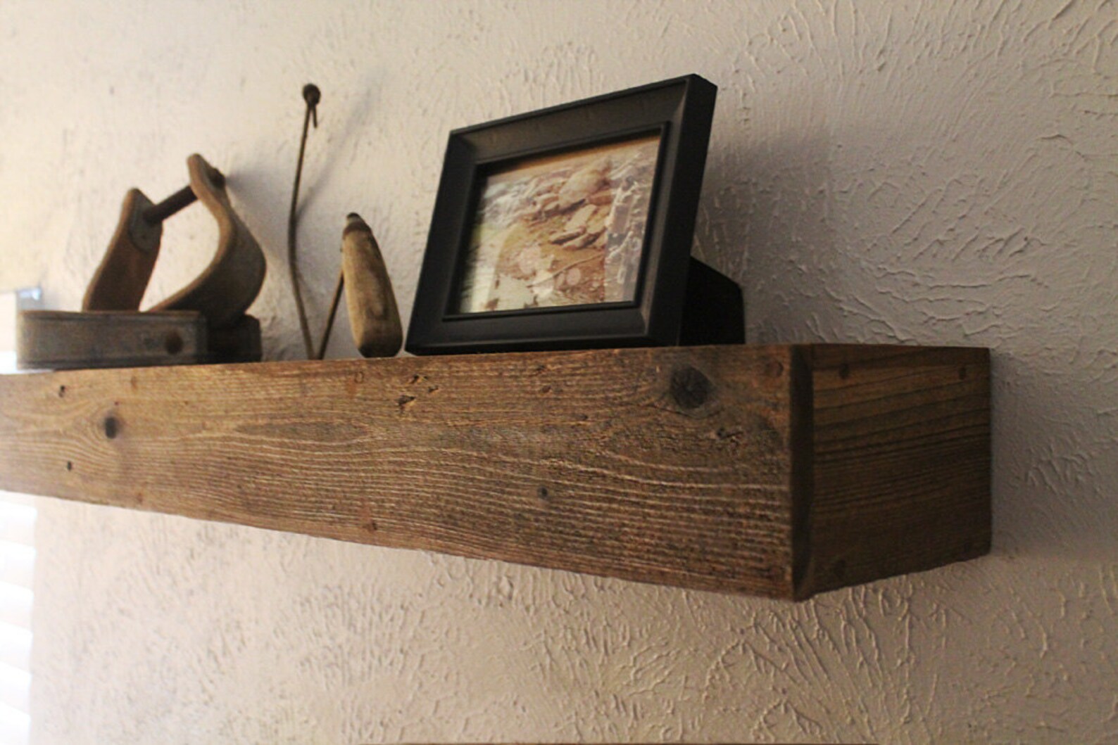 20 Inch short 3.75t Reclaimed Rustic Floating Shelf - Etsy