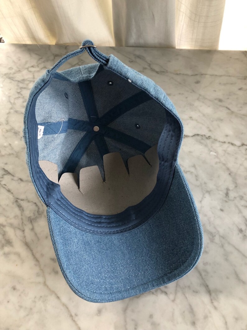 1990's Denim Hat With Embroidery, Funny Hat, Denim Hat. Pizza Hat ...