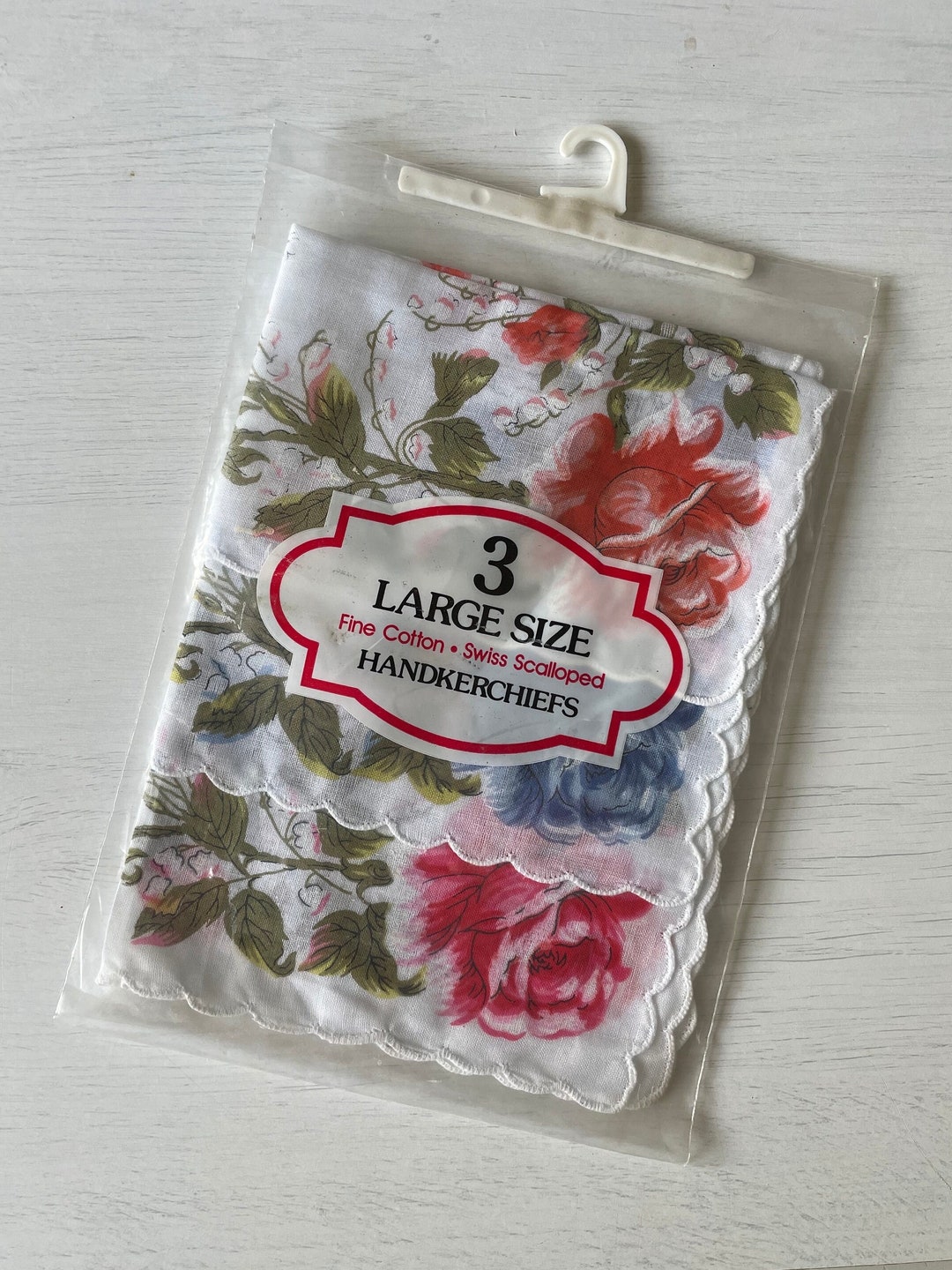 1980’s Handkerchiefs Original Packaging, Vintage Handkerchiefs, 80's ...