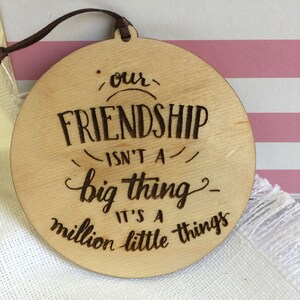 Friend Gift, Friend Gift Tag, Christmas Ornament for Friend, Friendship ...