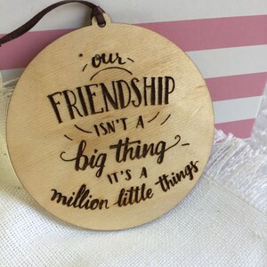 Friend Gift, Friend Gift Tag, Christmas Ornament for Friend, Friendship ...