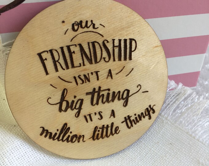 Friend Gift, Friend Gift Tag, Christmas Ornament for Friend, Friendship ...