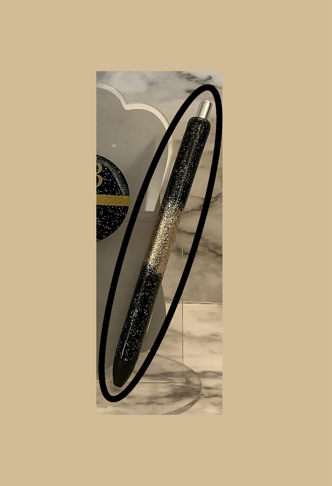 Thin Gold Line Dispatcher Glitter Inkjoy Gel Pen - Etsy