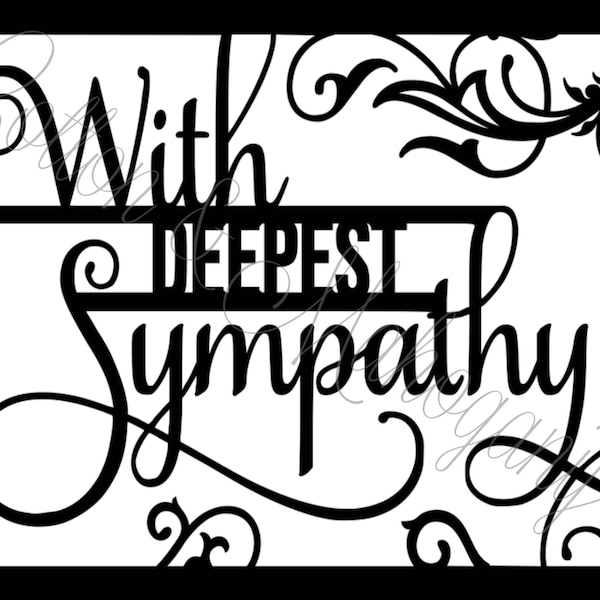 Sympathy Svg - Etsy