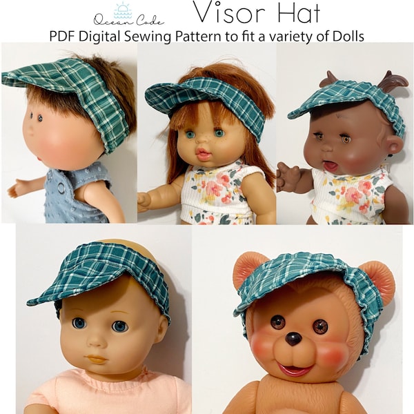 Visor Hat Pattern - Etsy