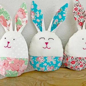 Easter Egg Bunny Stuffed Bunny Toy 3 Sizes and 2 Ear Options Digital ...