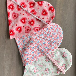 Fabric Heart Pouch Valentine's Gift, Candy, Love Note, PDF Digital Sewing Pattern Download ...