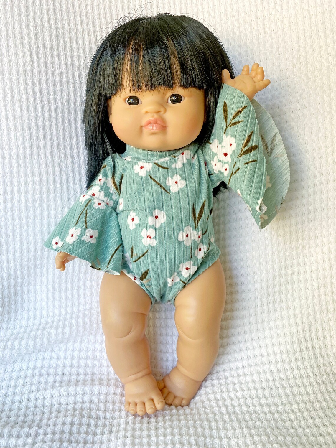 Long Sleeve Leo Body Suit PDF Pattern Bell Sleeve Minikane - Etsy