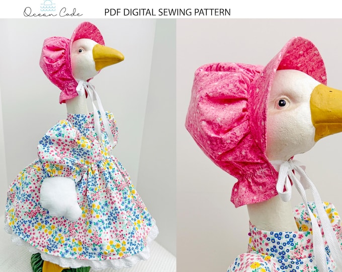 EASTER BUNNY OUTFIT for 7" Desk Goose **outfit Only, Goose is Not ...