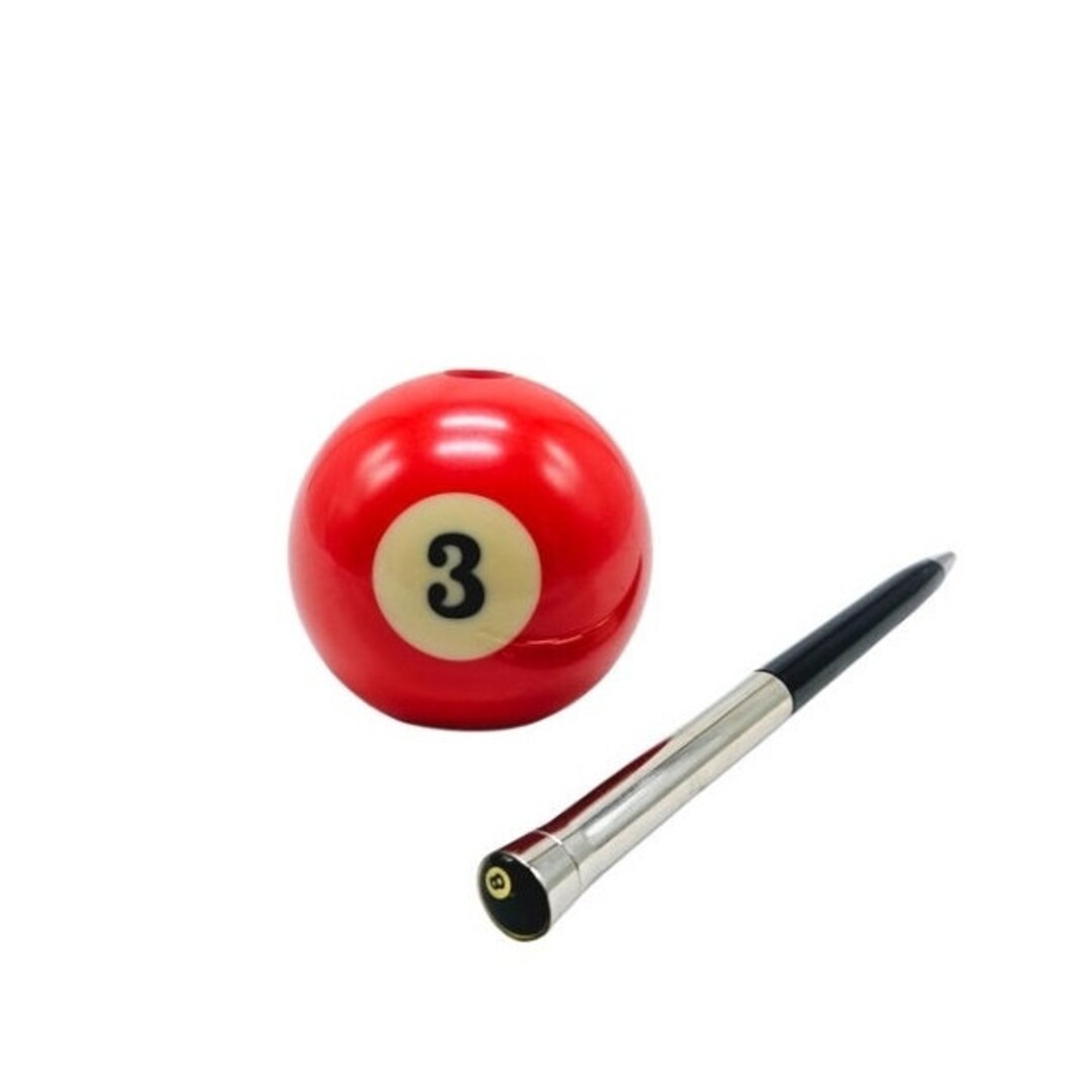 Pool Billiards 3 Ball Pen Holder Billiards Snooker Pool Gifts Pool ...