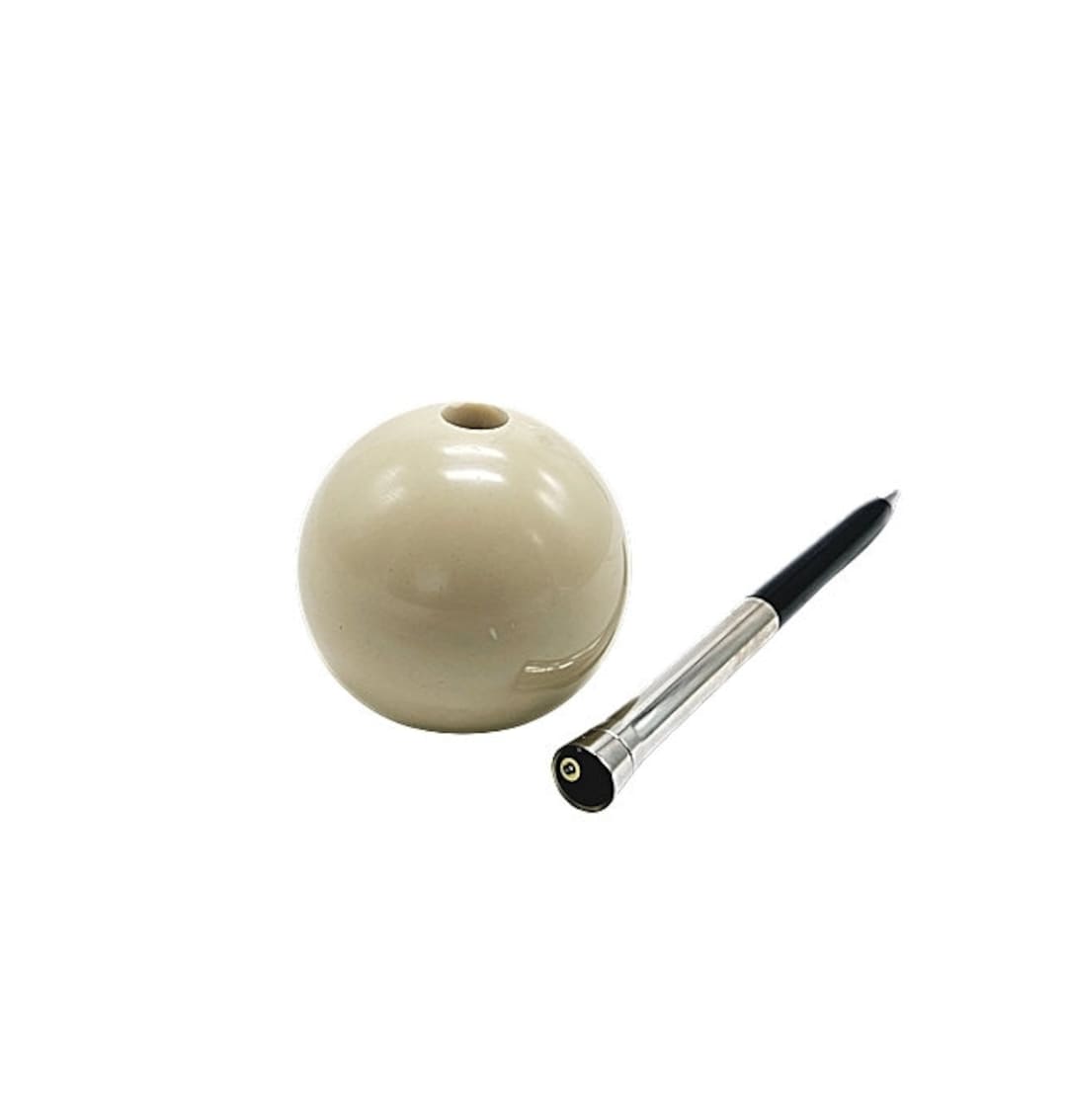 Cue Ball Pen Holder Billiards Pool Paper Weight Office Pool Player Gift ...