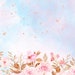 Pink Flowers Printable Stationery, Digital Stationery, Instantly ...