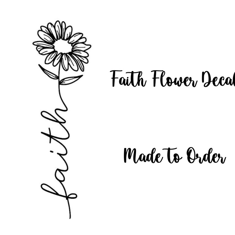 Flower Decals - Etsy